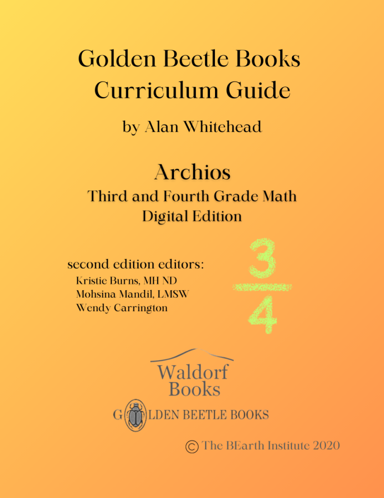 Golden Beetle Books Math Bundle: Digital Edition - Waldorf Books ...