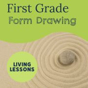 First Grade Form Drawing Block with Living Lessons - Earthschooling