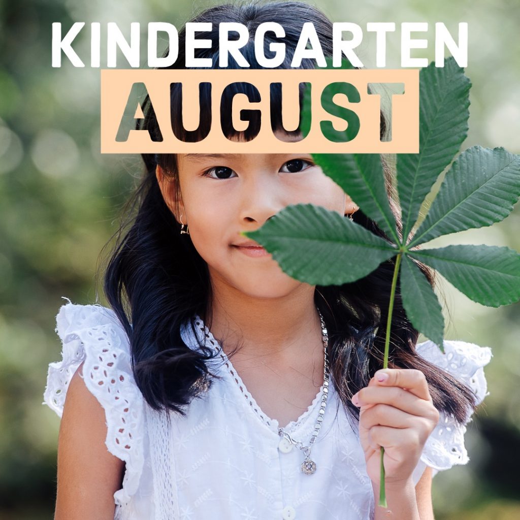 August Kindergarten Lessons - Earthschooling