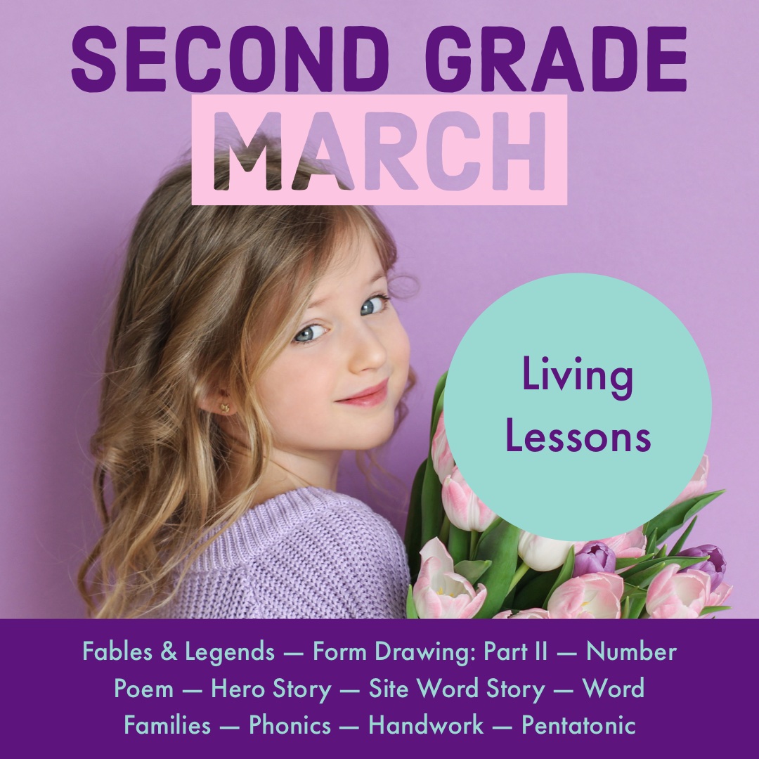Second Grade Living Lessons by the Planner/Month - Earthschooling
