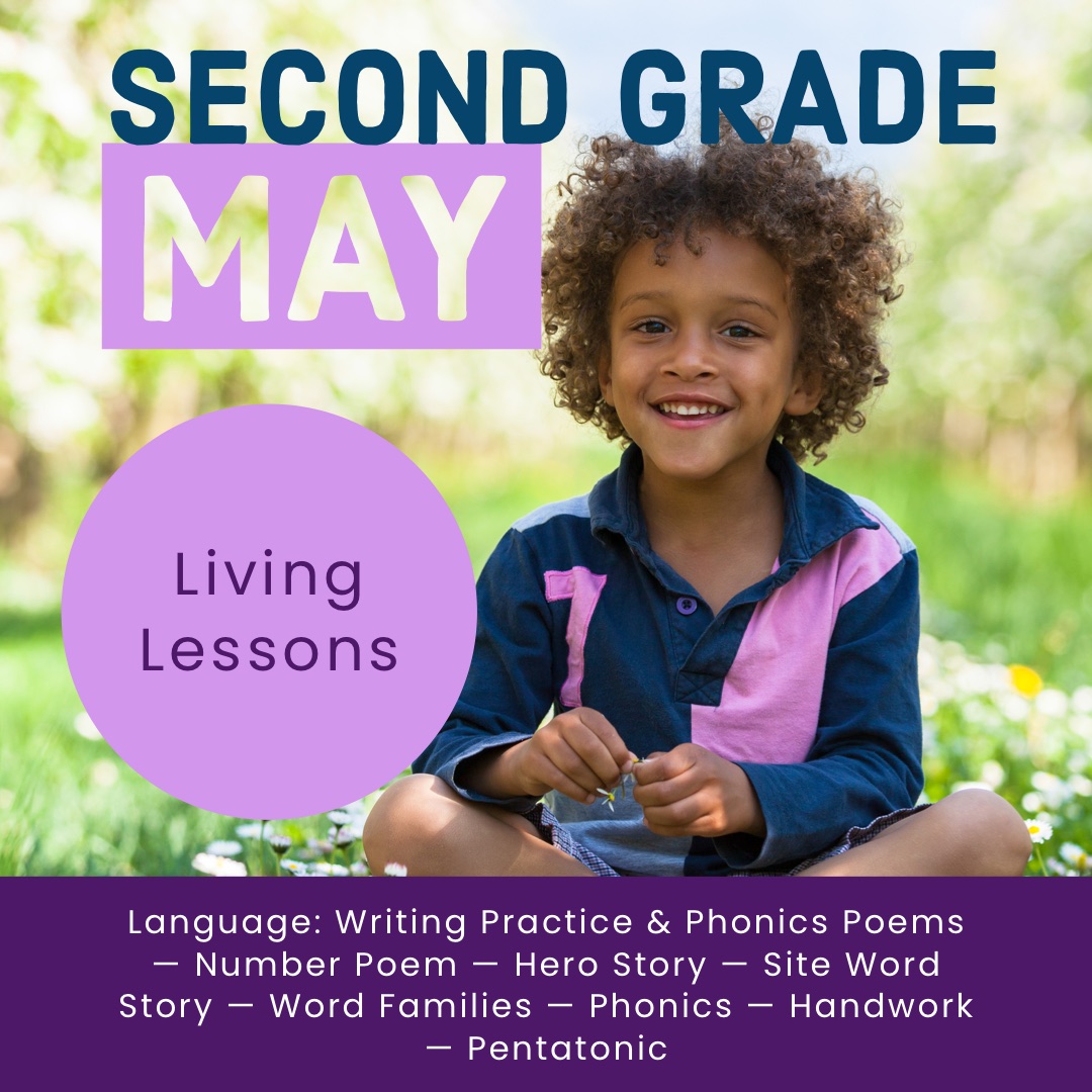 Second Grade Living Lessons by the Planner/Month - Earthschooling
